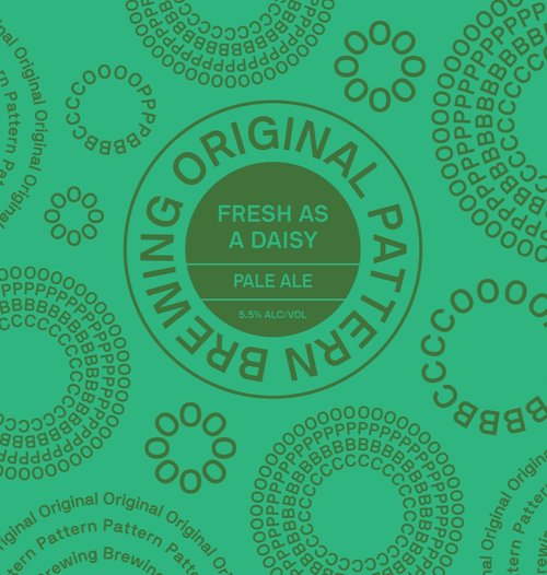 Original Pattern Fresh as a Daisy Pale Ale Single 16oz can – Ludwig ...