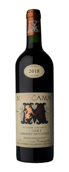 Mayacamas "Sunset Block" Mt. Veeder Cabernet Sauvignon 2018 750ml ...